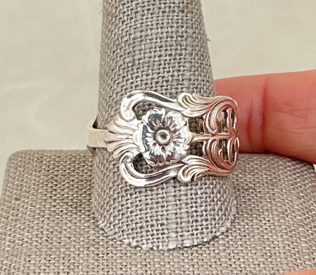 Vintage Solid Sterling Silver Danish Spoon Ring - Etsy