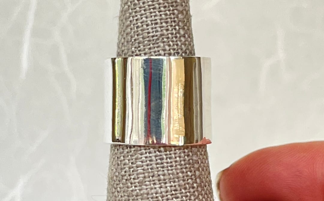 Sterling Silver Tube Ring - Etsy