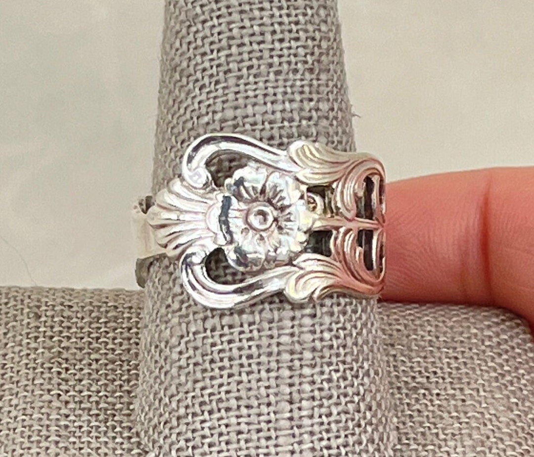 Vintage Solid Sterling Silver Danish Spoon Ring - Etsy
