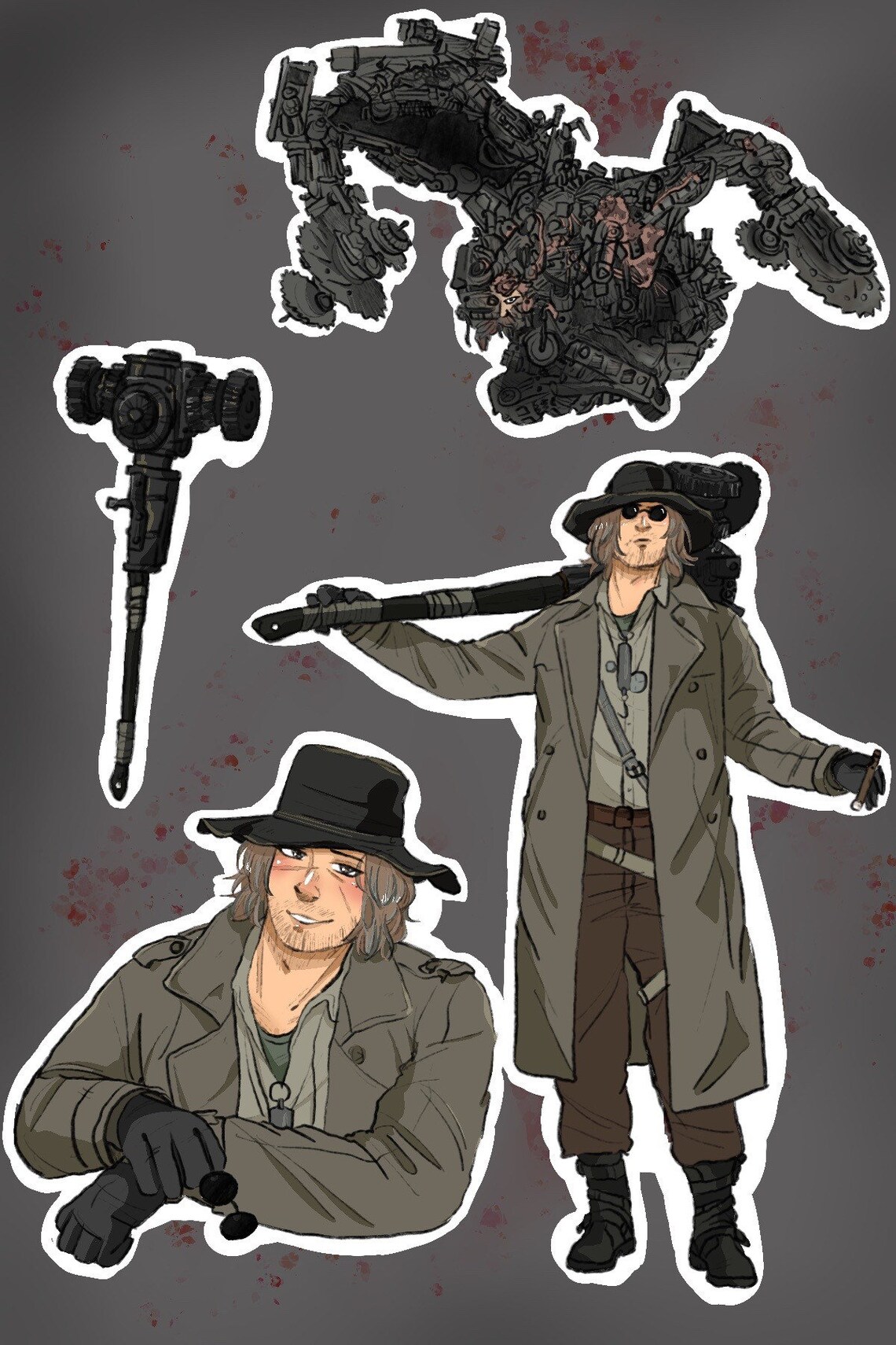 Resident Evil Village Karl Heisenberg Sticker Sheet - Etsy