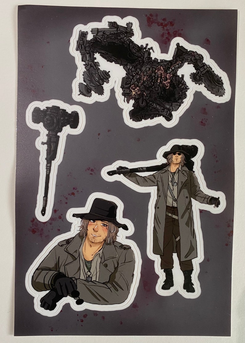 Resident Evil Village Karl Heisenberg Sticker Sheet - Etsy Australia