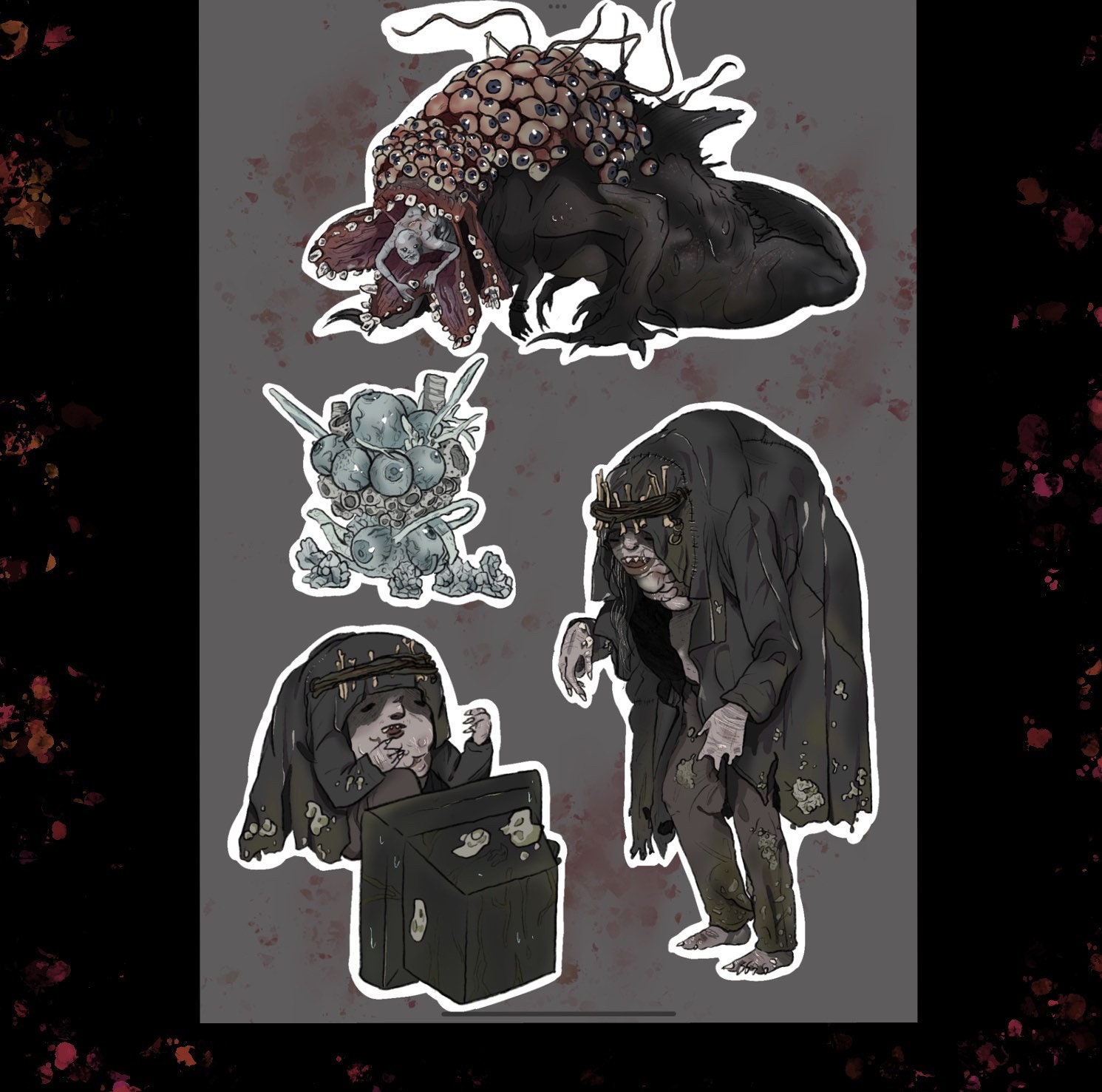 Resident Evil Village Moreau Sticker Sheet - Etsy