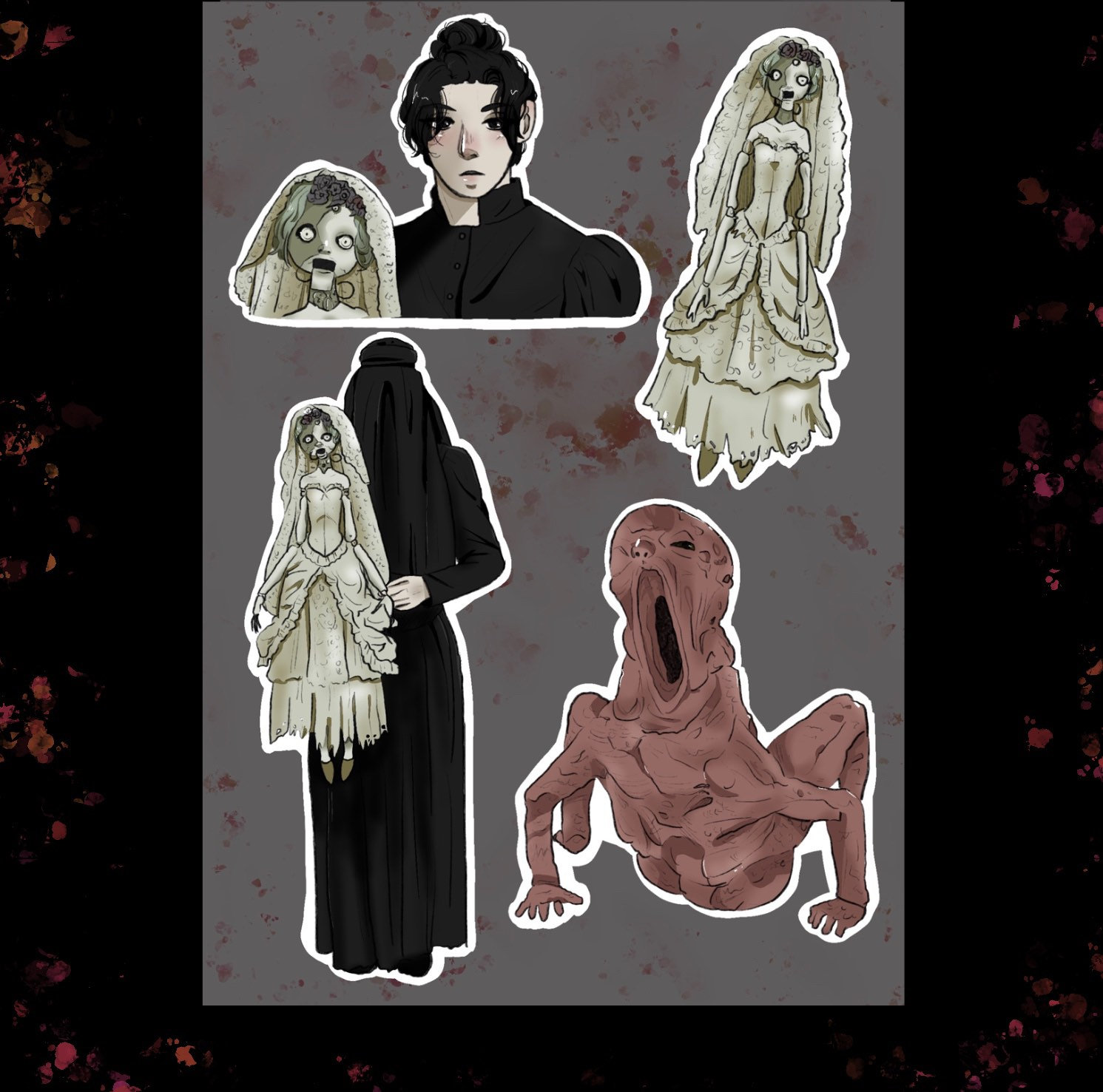 Resident Evil Village Donna and Angie Sticker Sheet - Etsy