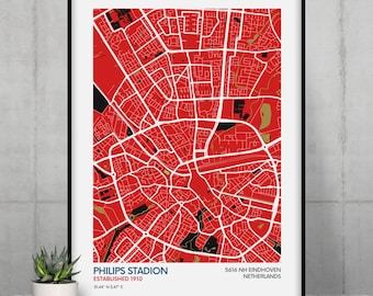 Psv Stadium Poster - Etsy