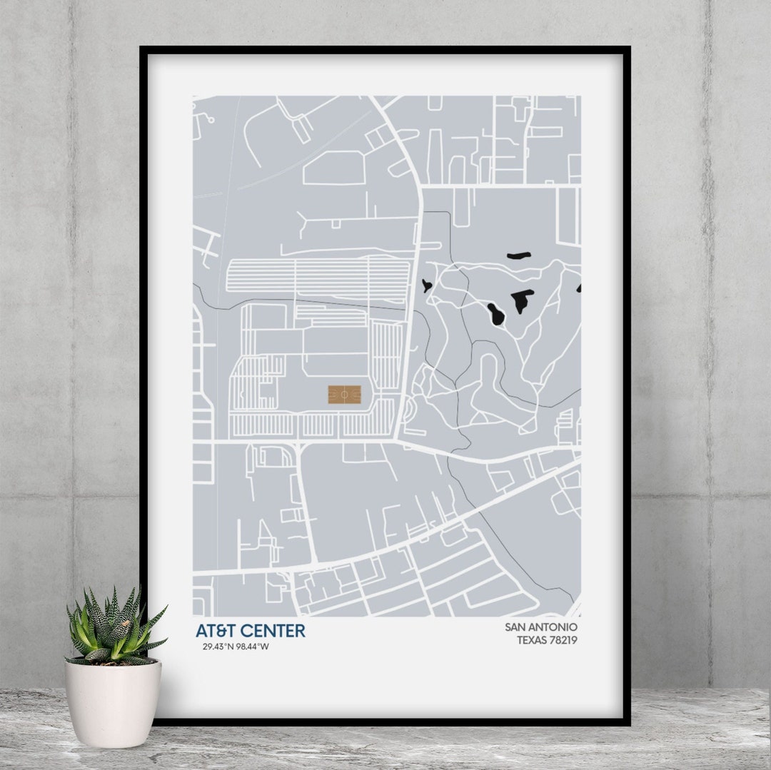 San Antonio Spurs Gift for NBA Fan San Antonio Spurs Wall Art NBA Fan ...