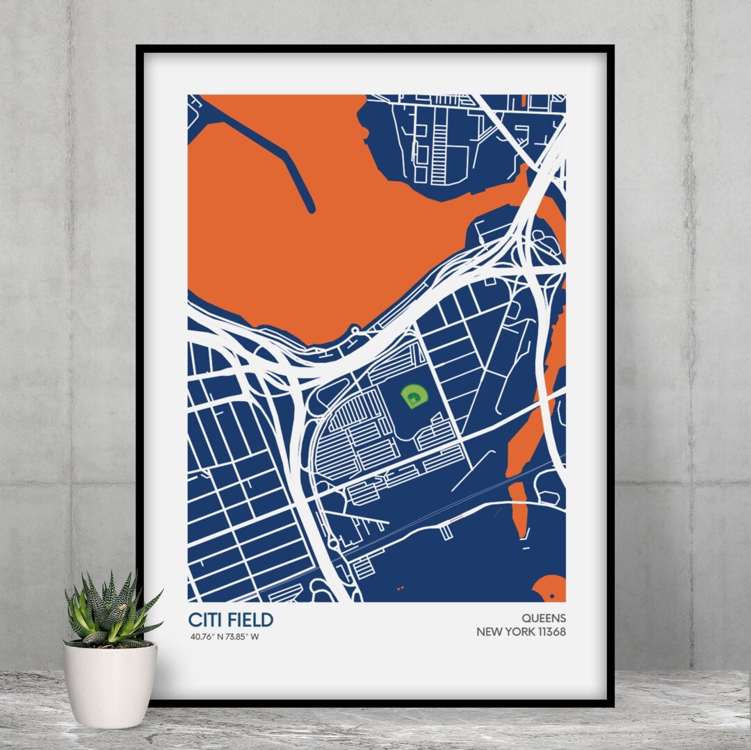 New York Mets Gift for MLB Fan New York Mets Wall Art MLB Fan New York ...
