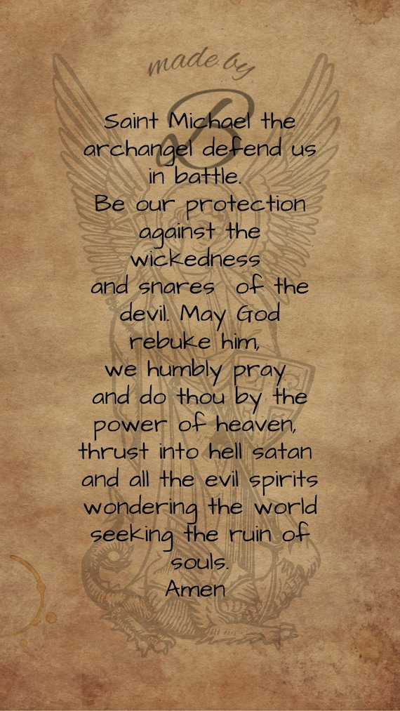 Archangel Michael Prayer Wallpaper