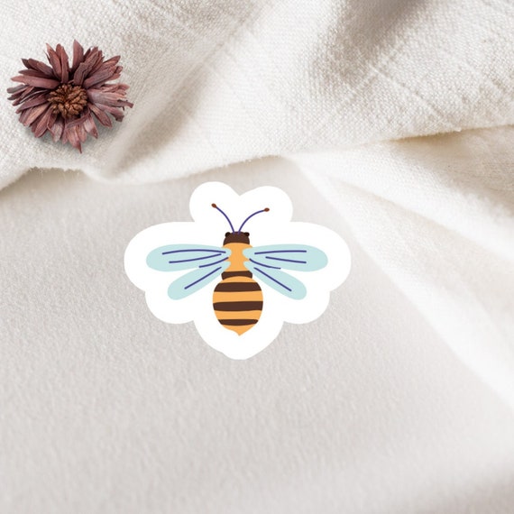 Bee Sticker Biene Aufkleber Laptop Sticker Notebook - Etsy
