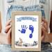 My First Easter Handprint Footprint Baby's First Easter Boys First ...