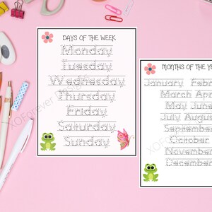 Educational Busy Book | Days of the Week Worksheets | Months of the ...