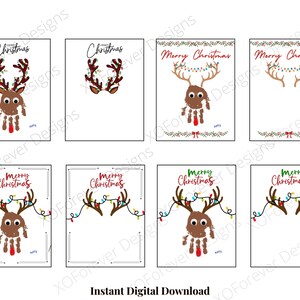 Reindeer Handprint | Christmas Handprint | Reindeer Craft | Christmas ...