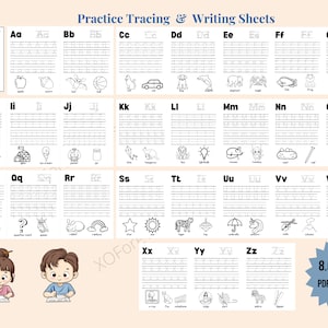 Alphabet Tracing Bundle | Tracing Alphabet | Tracing Worksheets | Busy ...