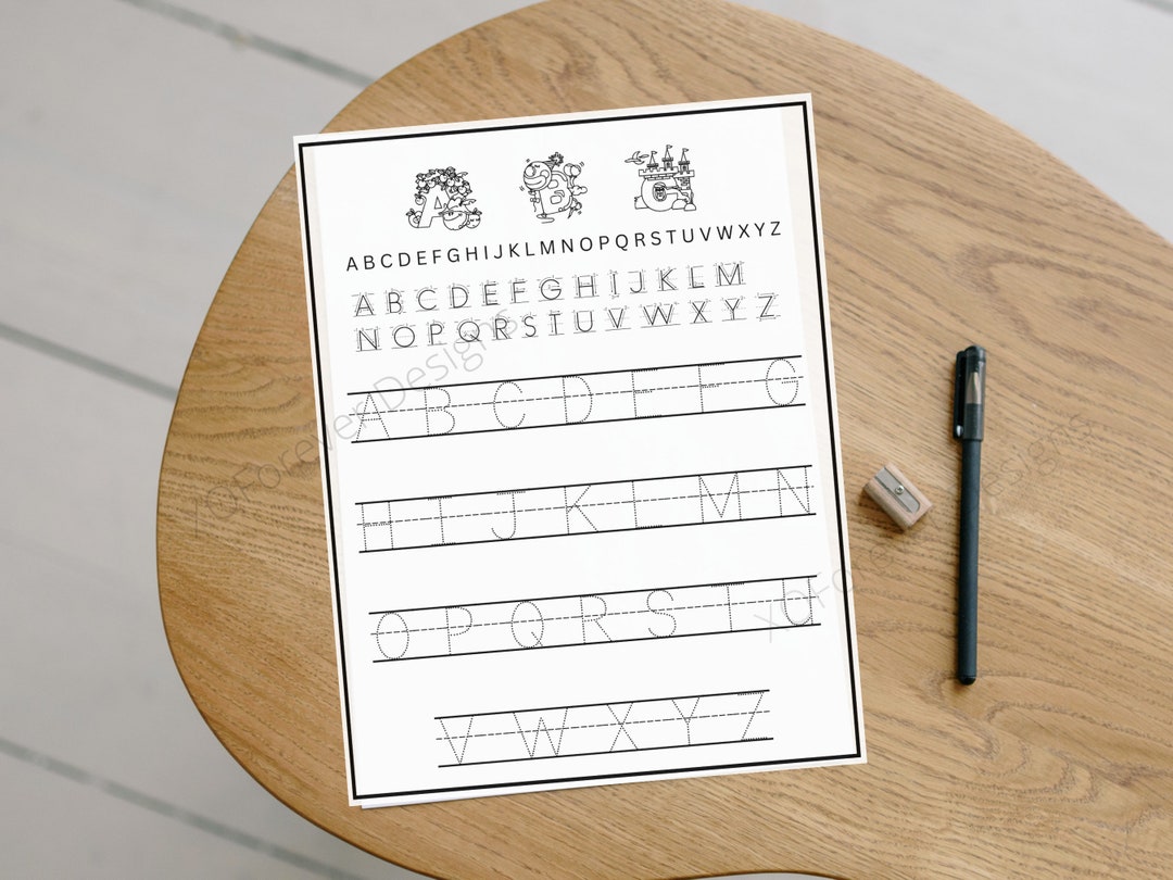 Engaging ABC Tracing Worksheets | Alphabet Tracing | Tracing Worksheets ...