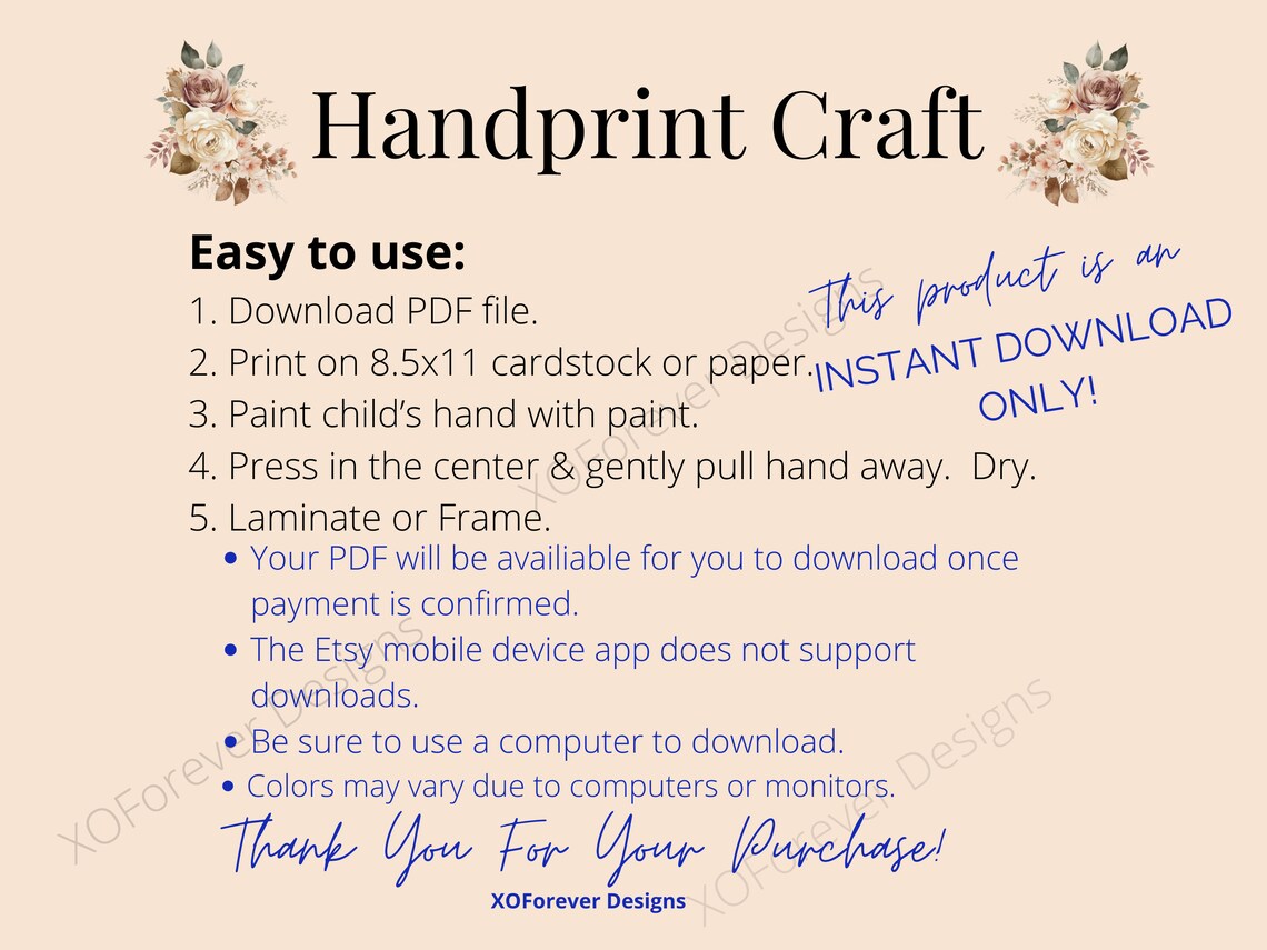 Teacher Appreciation Week Printable Handprint Art Teachers the Plant ...