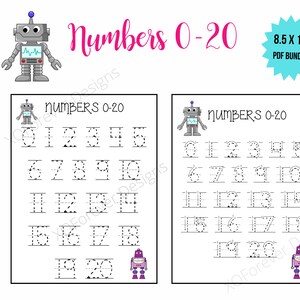 Number Tracing | Tracing Numbers | Tracing Worksheets | Busy Book ...