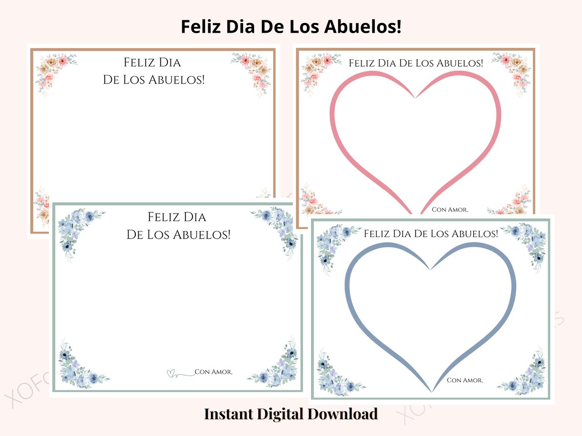 Spanish Grandparent Handprint | Dia De Los Abuelos | Happy Grandparents ...