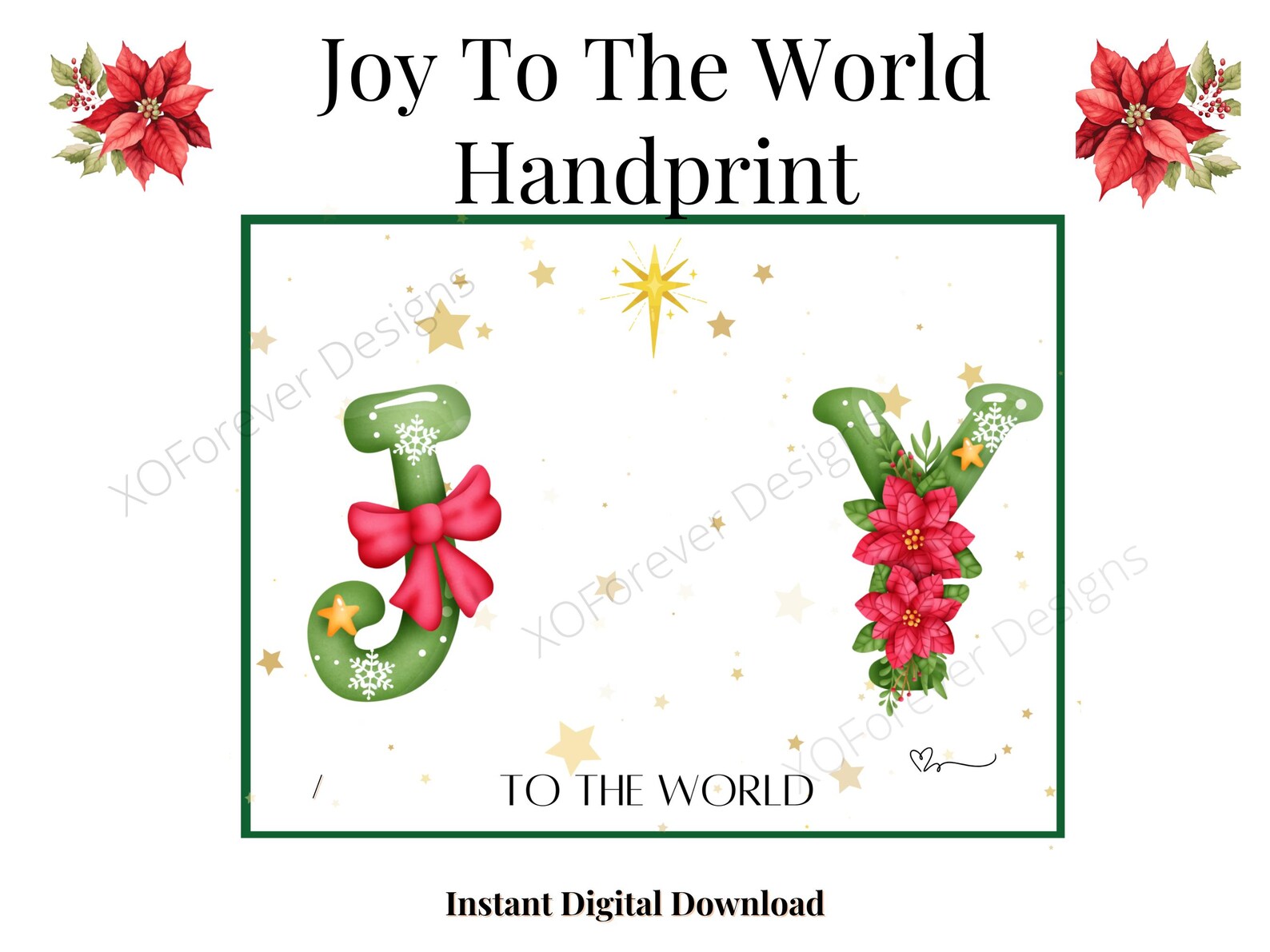 Joy to the World Handprint | Christmas Handprint | Handprint Craft ...
