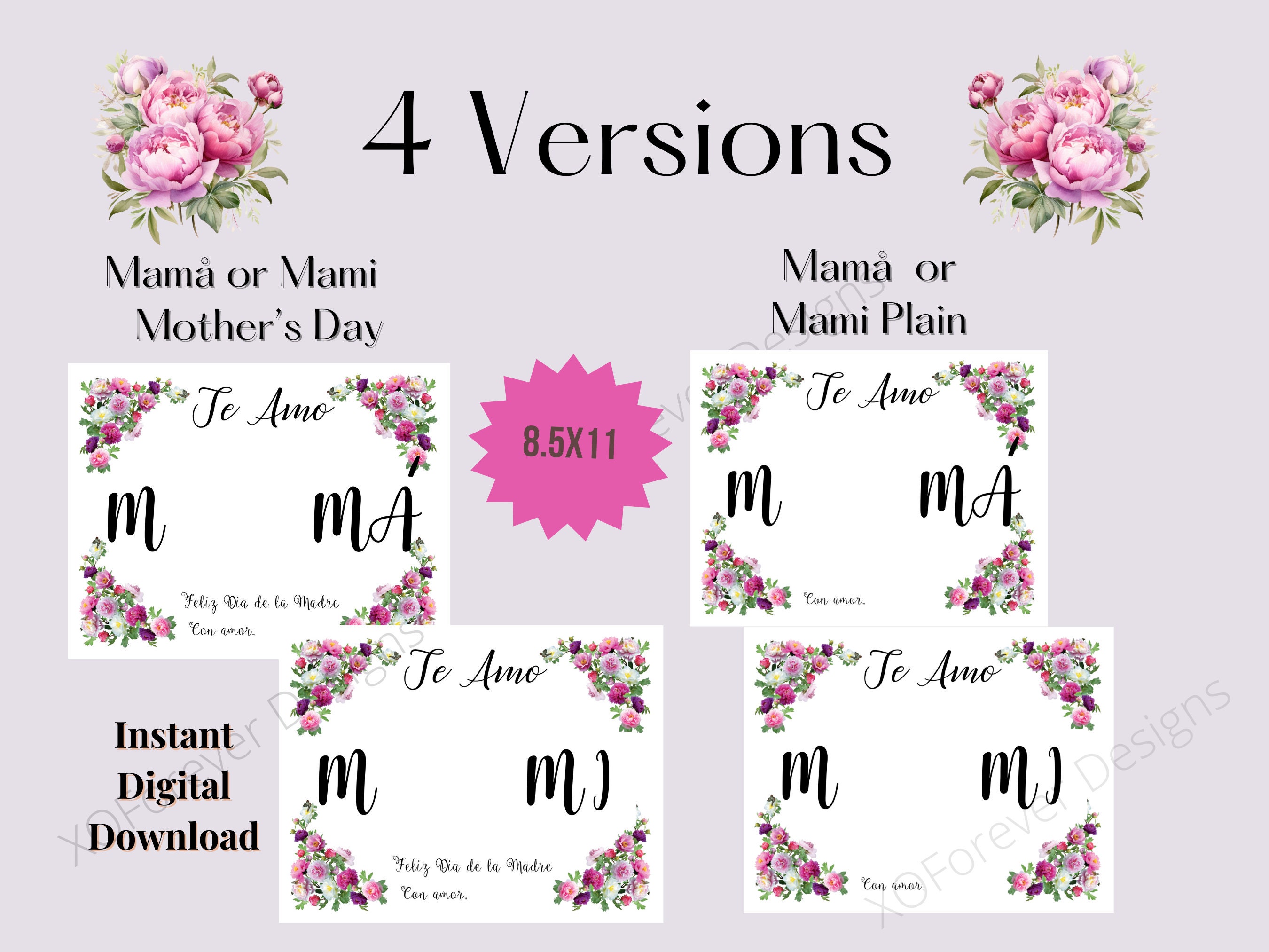 Spanish Mother's Day Gift | Regalo Para Mama | Handprint Craft | Dia De ...