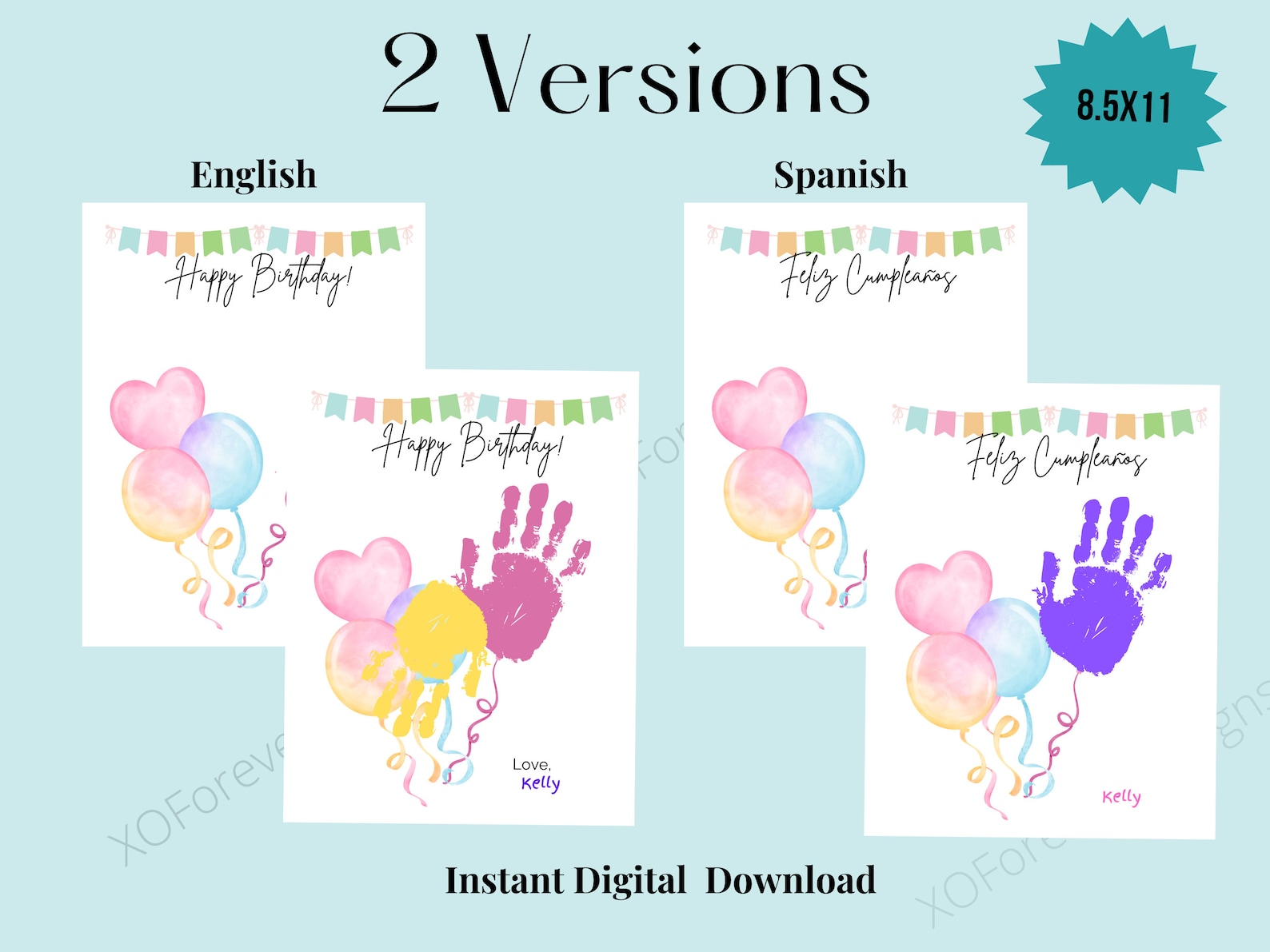 Feliz Cumpleaños | Handprint Craft | Handprint Keepsake | Handprint Art ...
