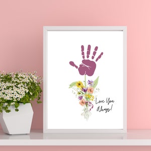 Flower Handprint Craft | Easter Handprint Craft | Handprint Craft ...