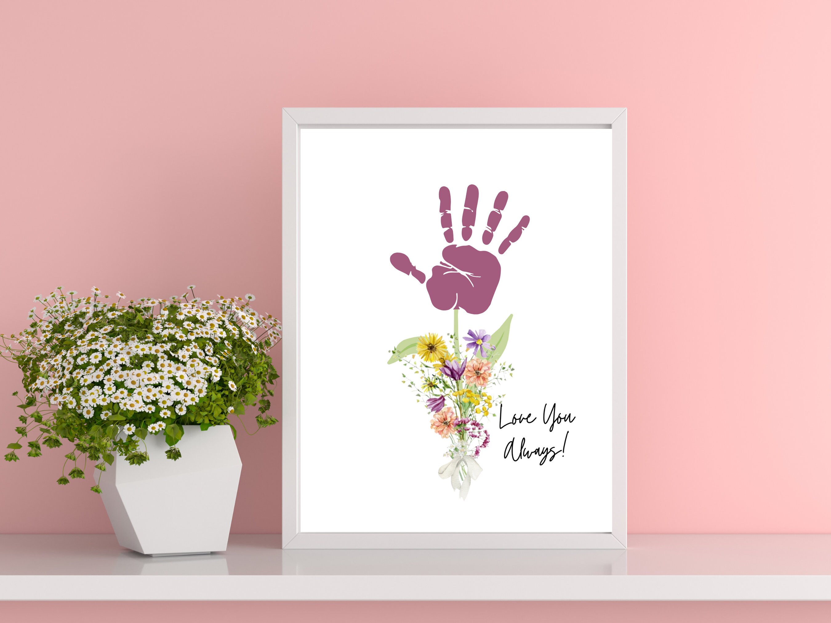 Flower Handprint Craft Easter Handprint Craft Handprint Craft Kids ...