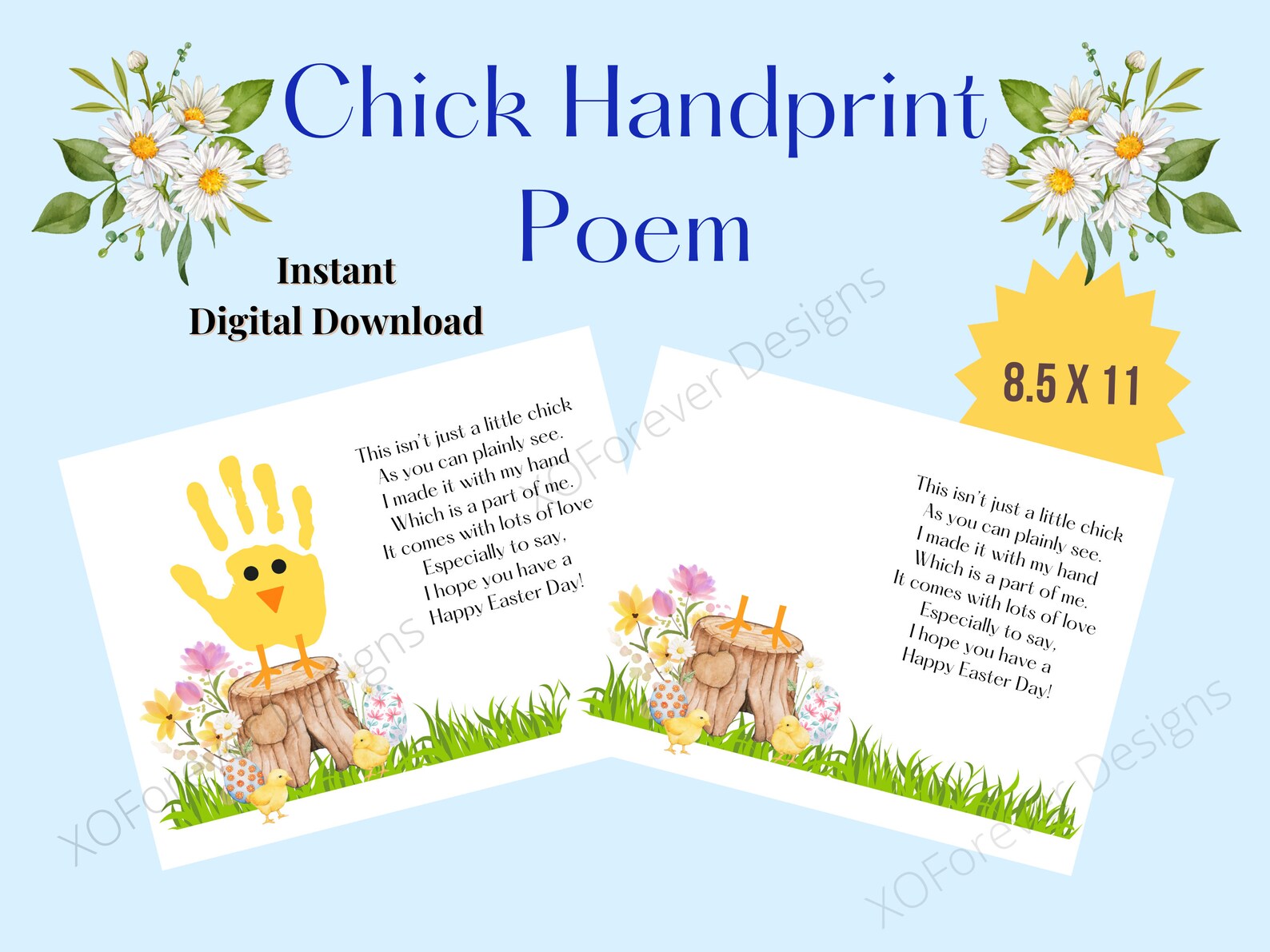 Chick Handprint Craft | Easter Handprint Craft | Handprint Craft | Kids ...