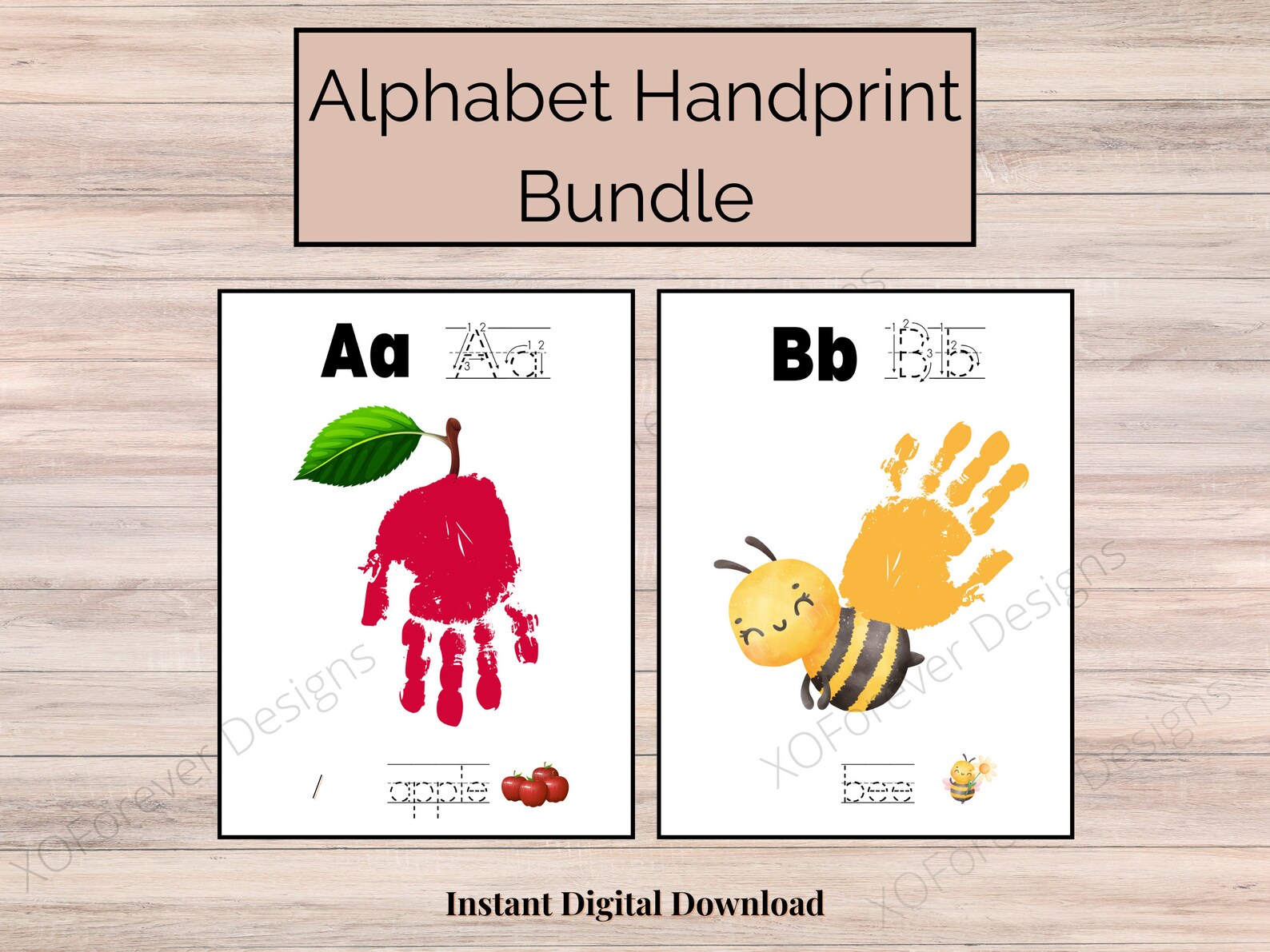 ABC Handprint Art Craft | Teacher Resources | Hello Preschool ...