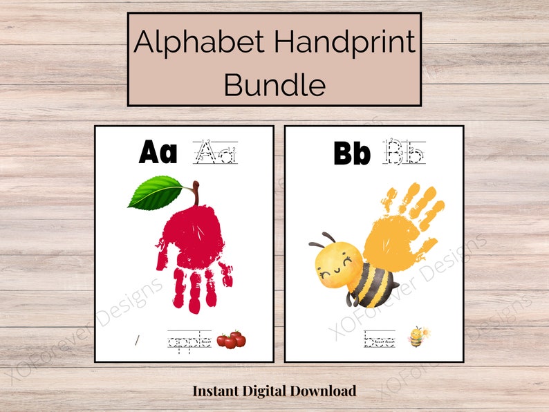 ABC Handprint Art Craft | Teacher Resources | Hello Preschool ...
