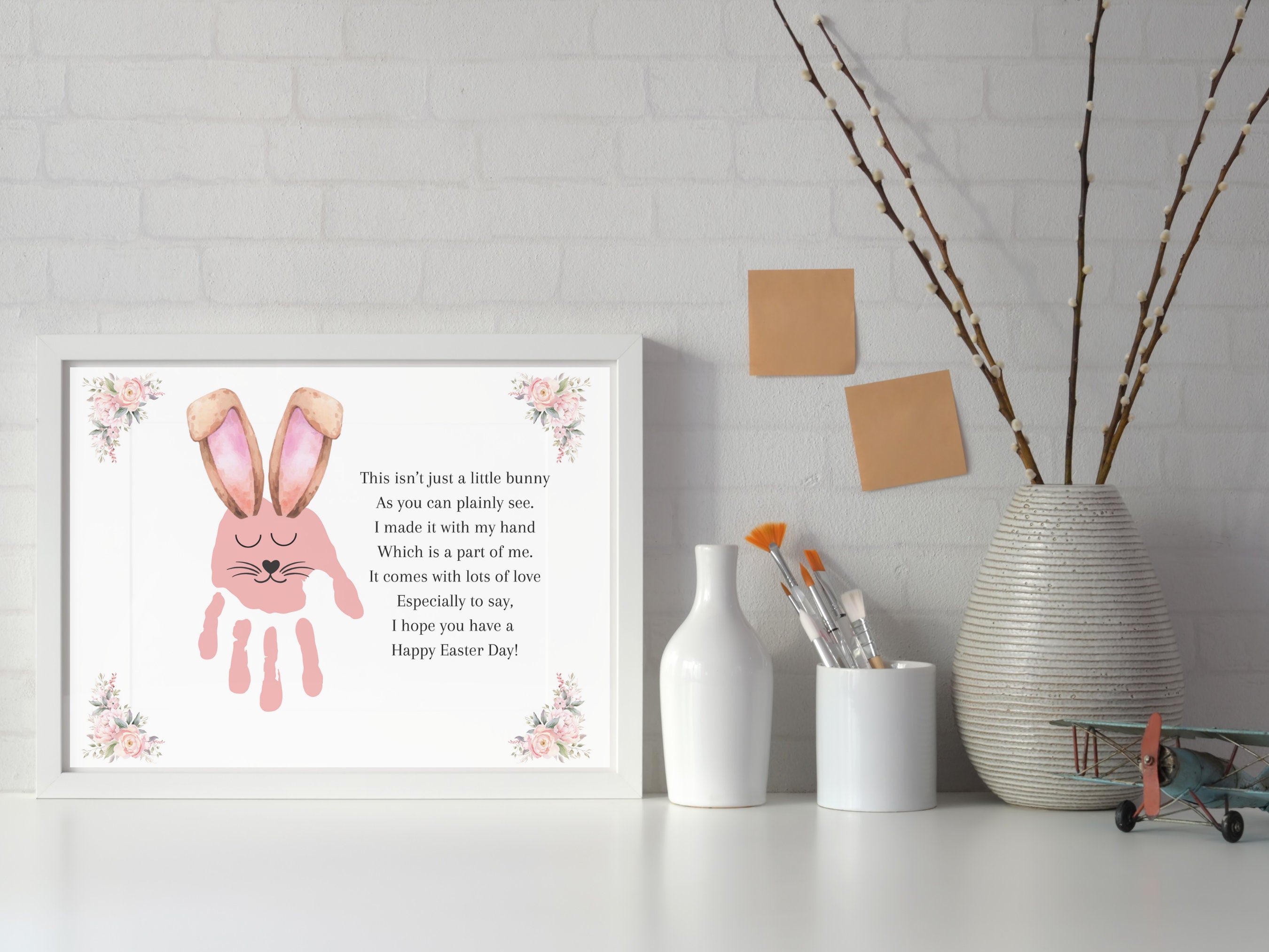Bunny Handprint Craft | Easter Handprint Craft | Handprint Craft | Kids ...