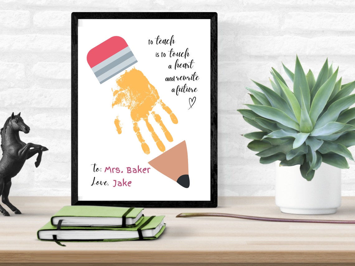 Teacher Appreciation Week Printable Handprint Art | Handprint Art for ...