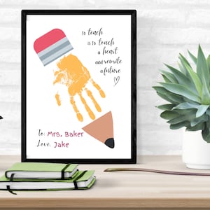Teacher Appreciation Week Printable Handprint Art | Handprint Art for ...