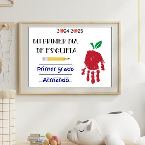 Spanish First Day of School Handprint | Memory Book | Teacher Resources ...
