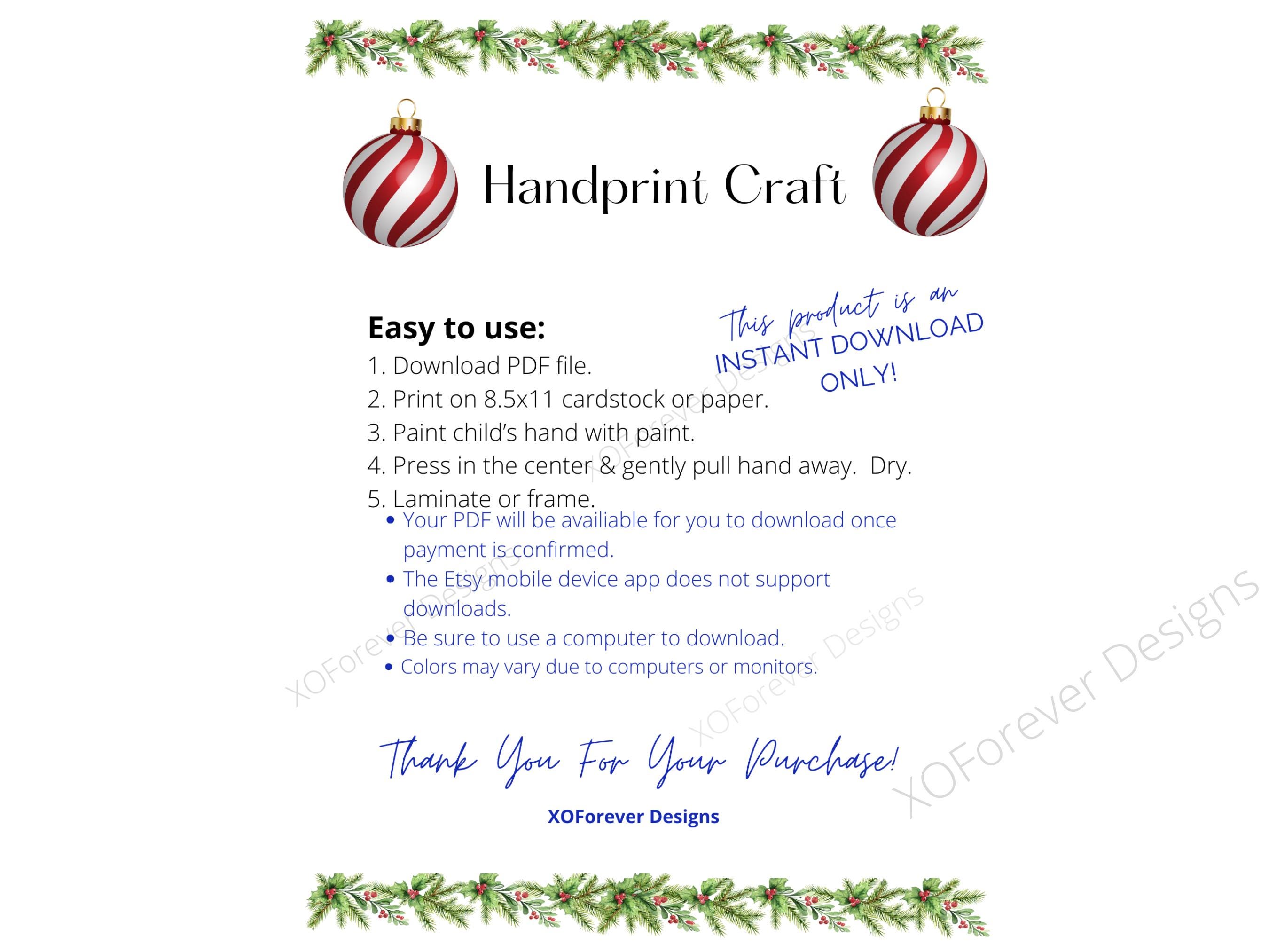 Gingerbread Handprint | Christmas Handprint | Gingerbread Craft ...
