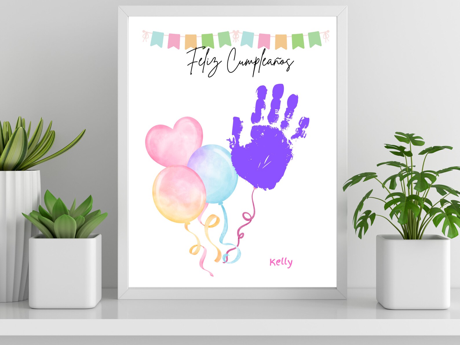 Feliz Cumpleaños | Handprint Craft | Handprint Keepsake | Handprint Art ...