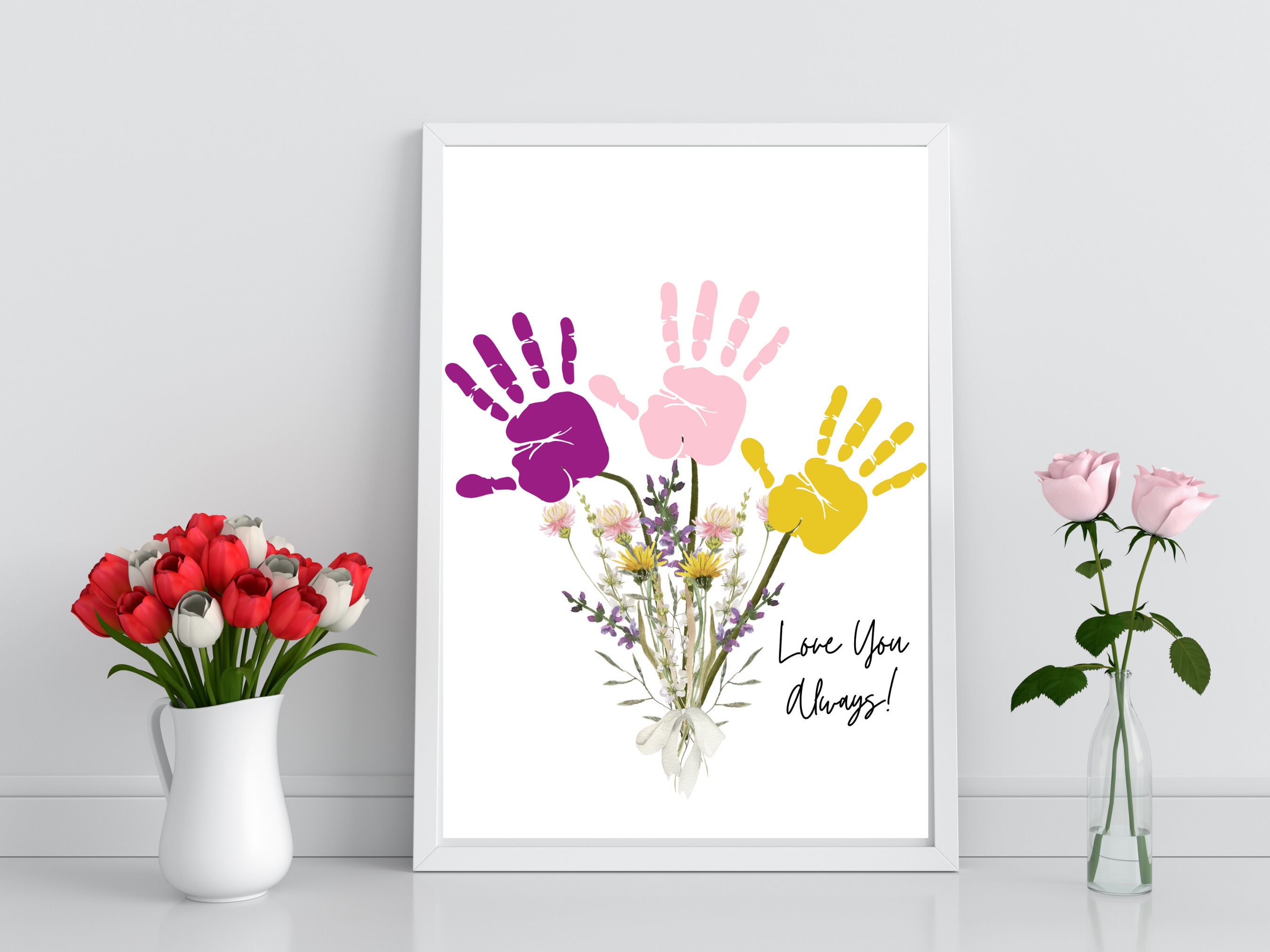 Flower Handprint Craft Easter Handprint Craft Handprint Craft Kids ...
