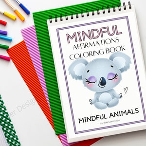 Mindfulness Coloring Book | Positive Affirmations for Kids | Coloring ...