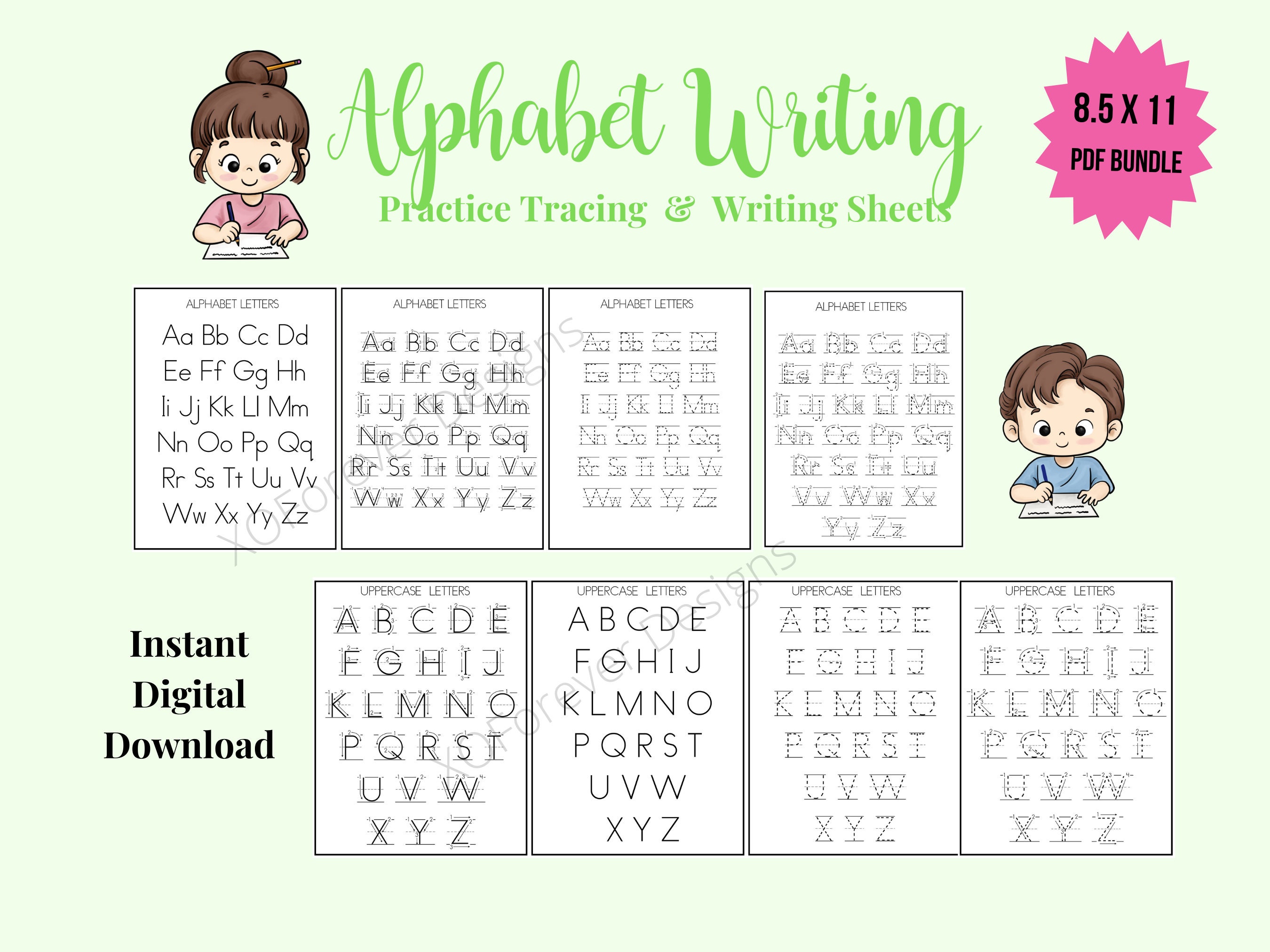 Engaging ABC Tracing Worksheets Alphabet Tracing Tracing Worksheets ...