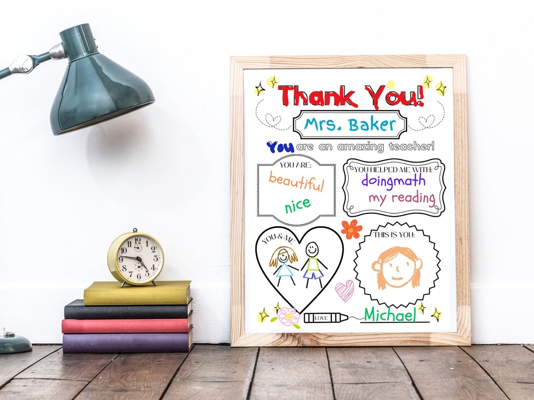 Teacher Appreciation Week Printable | Teacher Appreciation Thank You ...