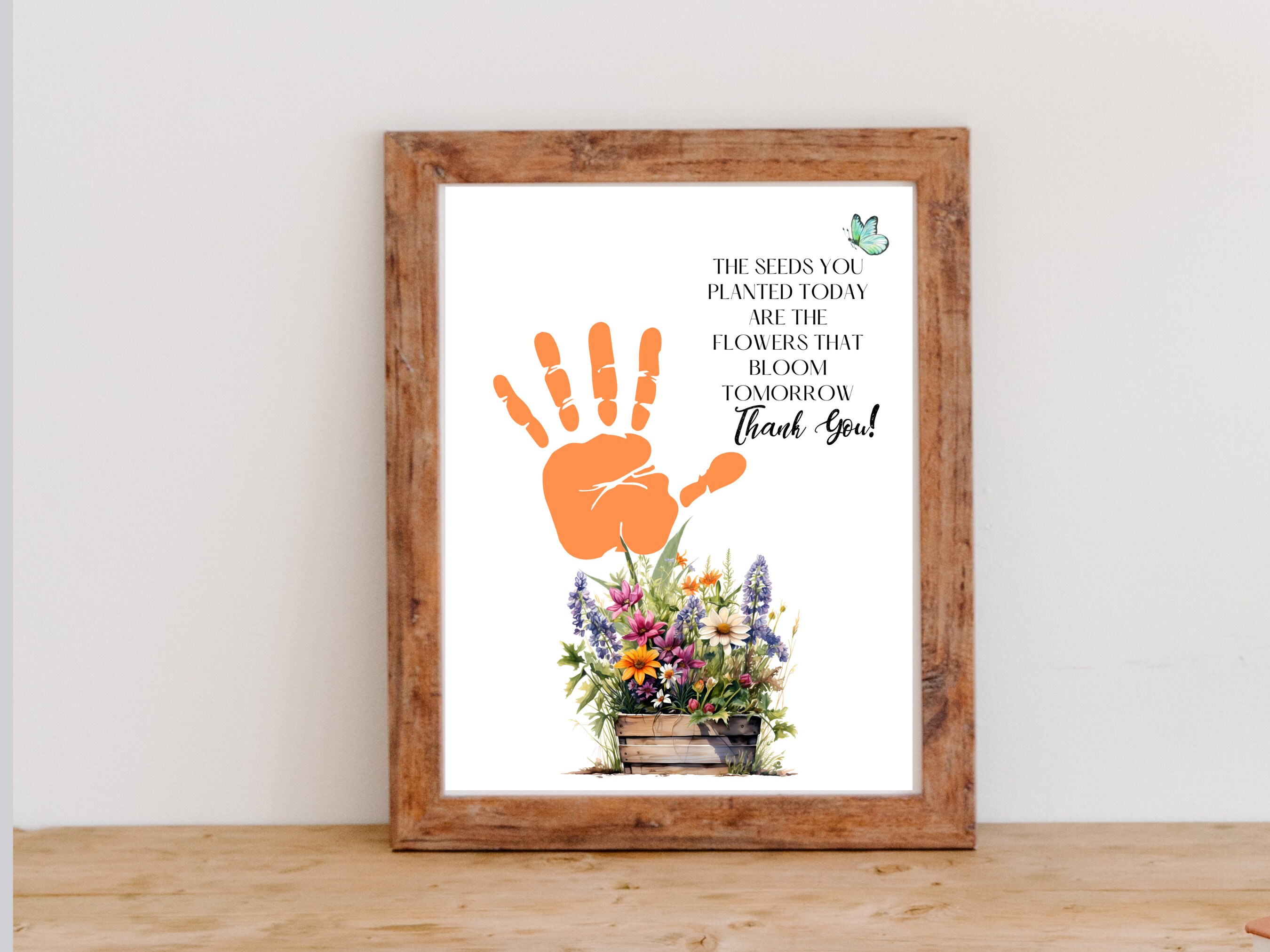 Teacher Appreciation Week Printable Handprint Art Teachers the Plant ...