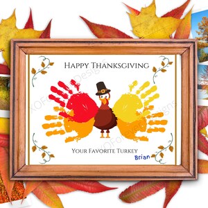 Thanksgiving Handprint | Turkey Handprint |fall Art Craft | Preschool ...