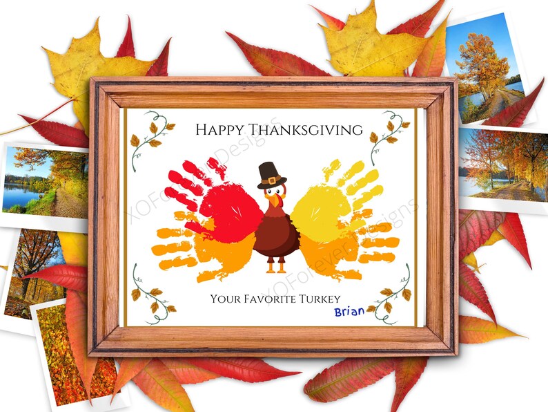 Thanksgiving Handprint | Turkey Handprint |fall Art Craft | Preschool ...