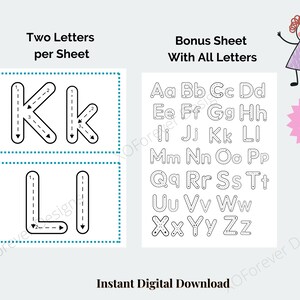 Alphabet Tracing | Tracing Alphabet | Tracing Worksheets | Busy Book ...
