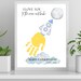 Love You to the Moon Handprint Craft Rocket Handprint Handprint ...