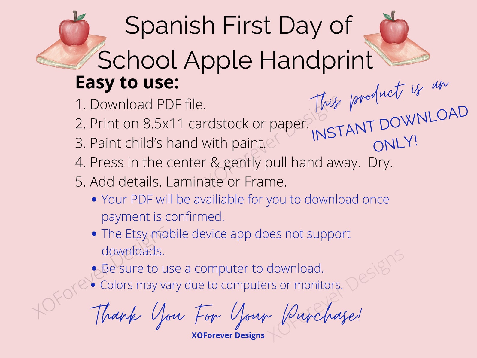 Spanish First Day of School Handprint Memory Book Teacher Resources ...
