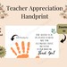 Teacher Appreciation Week Printable Handprint Art | Teachers the Plant ...