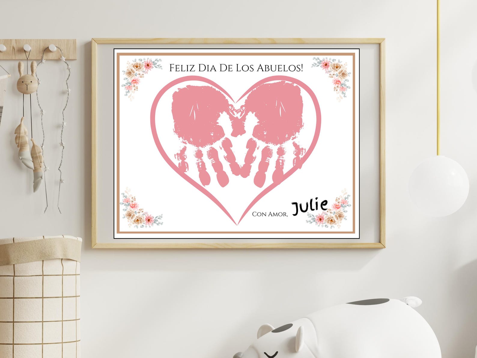 Spanish Grandparent Handprint | Dia De Los Abuelos | Happy Grandparents ...