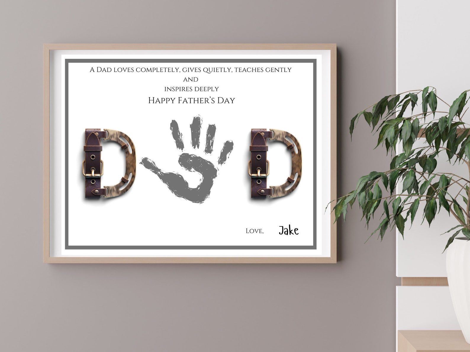 Happy Father's Day | Father's Day Handprint Craft | Father's Day Poem ...