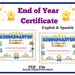 Kindergarten Certificate | End of Year Certificate | Kindergarten ...