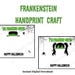 Frankenstein Handprint | Halloween Handprint |fall Art Craft ...