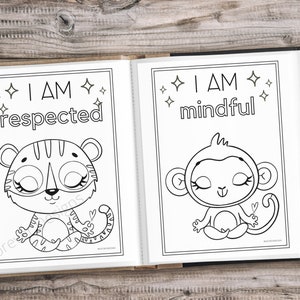 Mindfulness Coloring Book | Positive Affirmations for Kids | Coloring ...